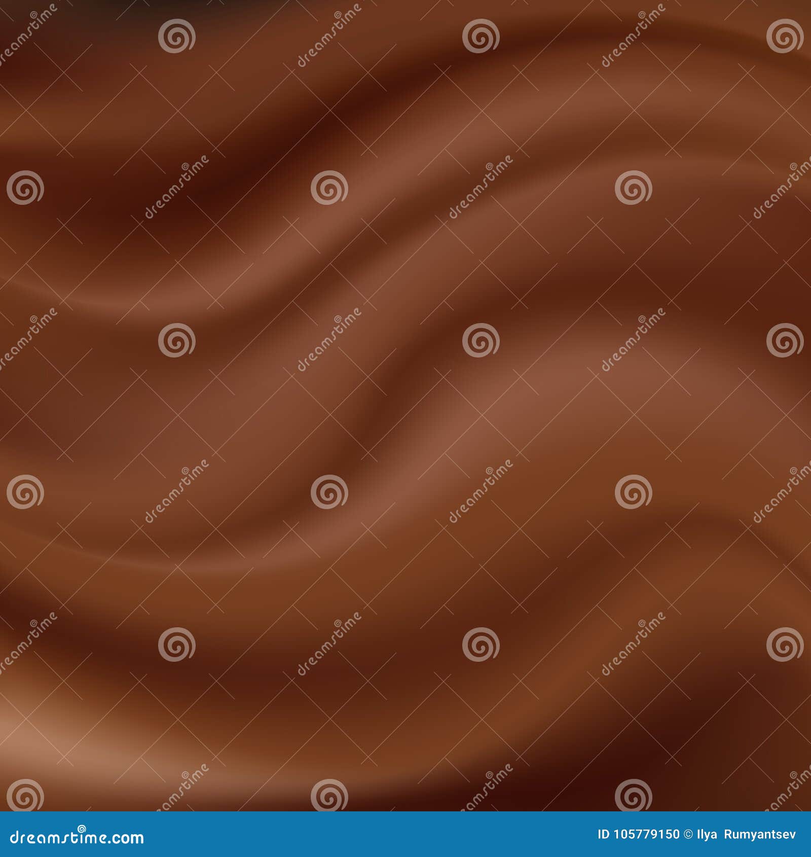 Soft Wavy Chocolate Background Stock Vector - Illustration of tasty ...