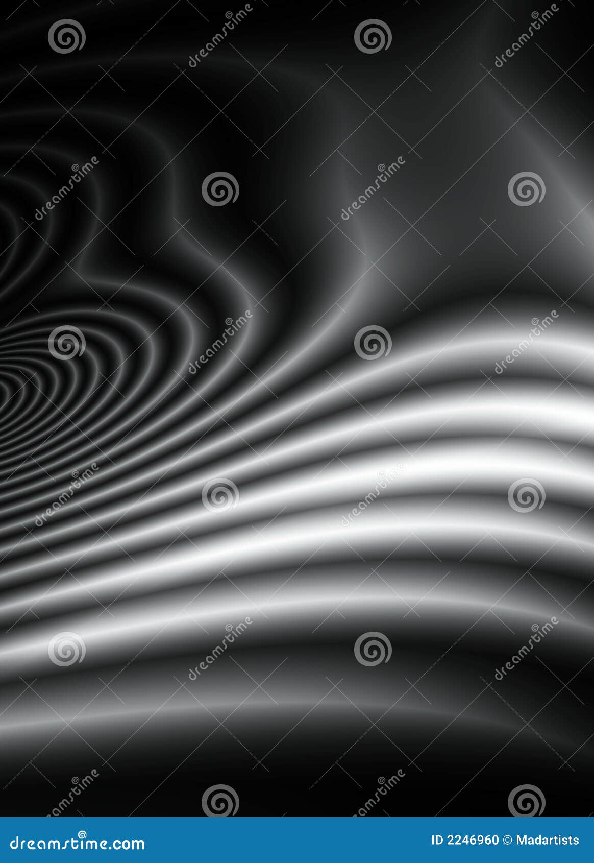 Soft Wavy Lines Dark Waves stock illustration. Illustration of flow ...