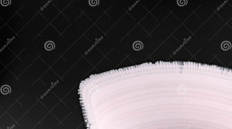 Soft White Brushstroke on a Dark Background, Creating a Subtle and ...