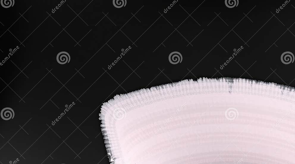 Soft White Brushstroke on a Dark Background, Creating a Subtle and ...