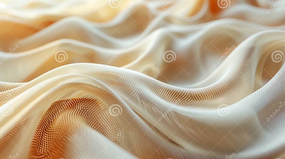 Soft, White Fabric with Gradient Mesh Pattern Stock Photo - Image of ...