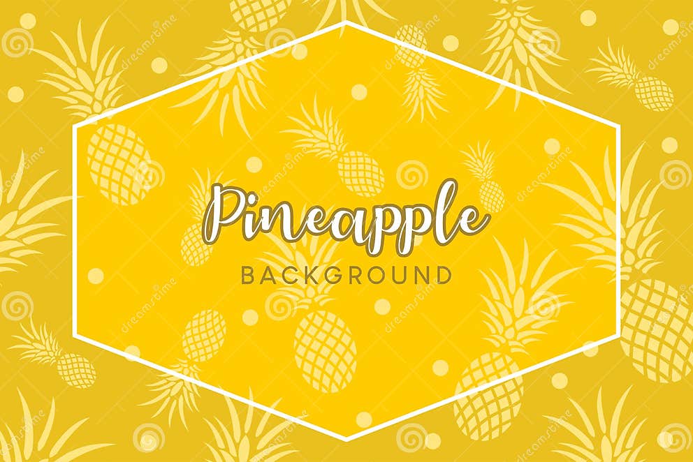 Soft Yellow Abstract Pineapple Fruit Texture Background Design Stock Vector - Illustration of ...