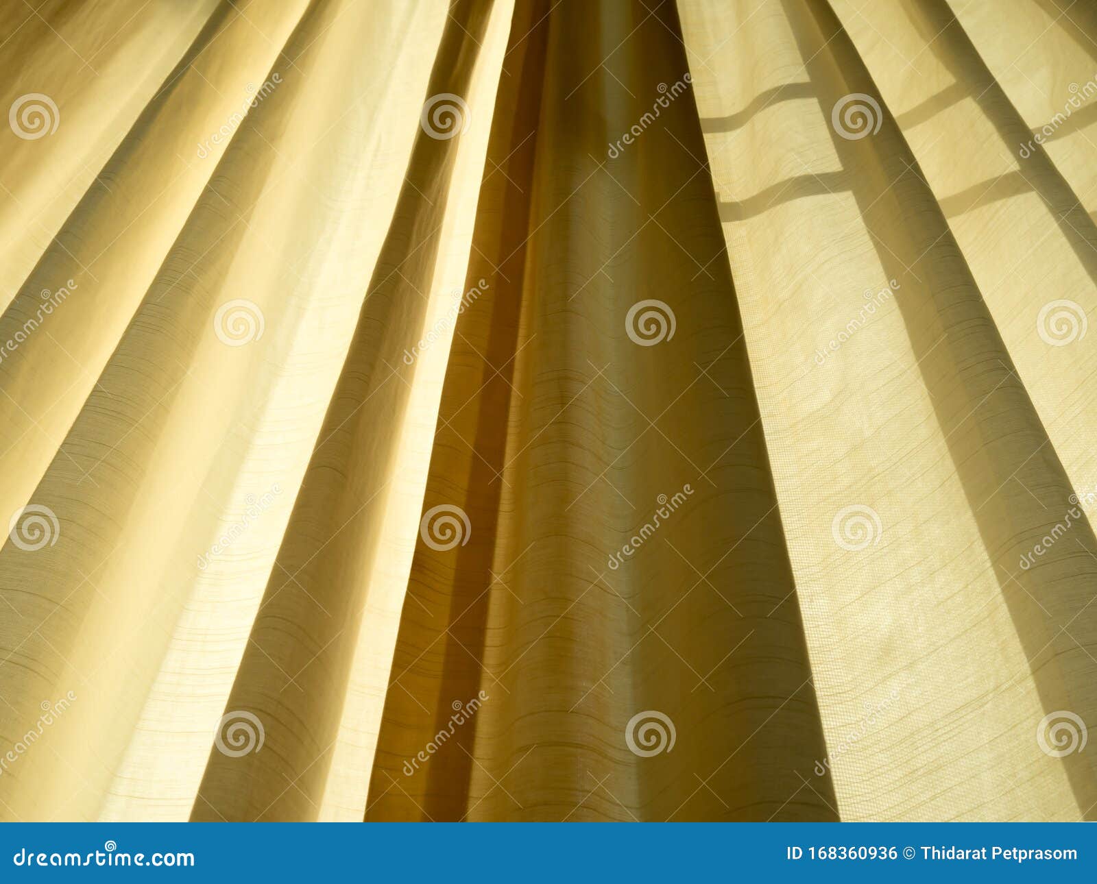 Sunlight Through Linen Curtains Royalty-Free Stock Image ...