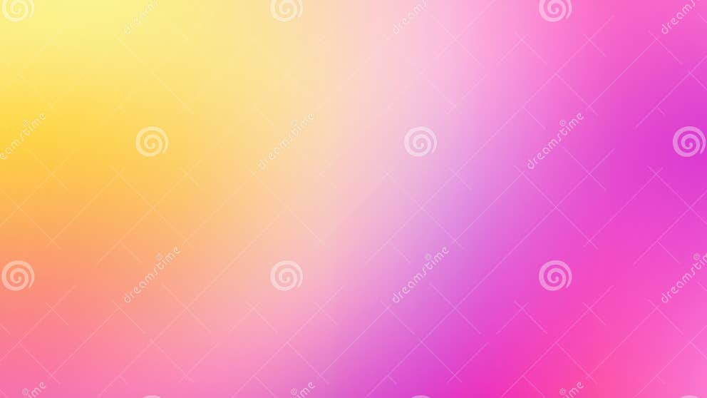 Soft Yellow and Pink Gradient Background Stock Illustration ...
