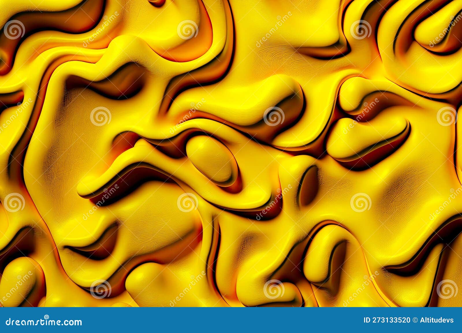 Soft Yellow Waves of Plasticine Texture Background Stock Illustration ...