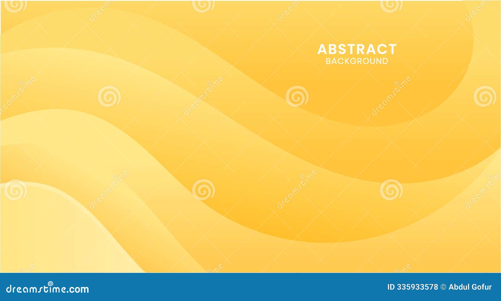 Soft Yellow Wavy Background Stock Vector - Illustration of background ...