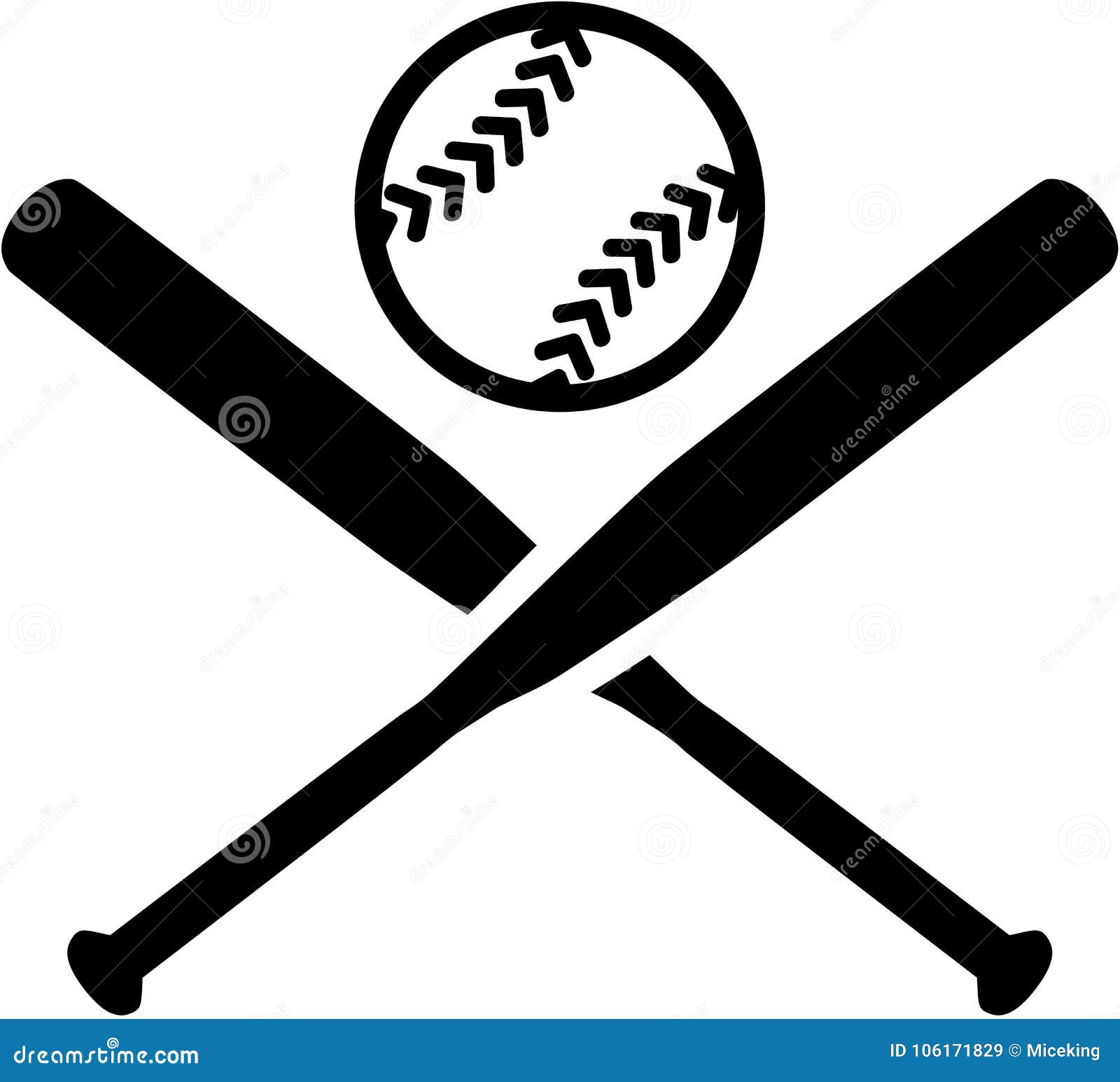 Softball vektor illustrationer. Illustration av fladdermus - 106171829