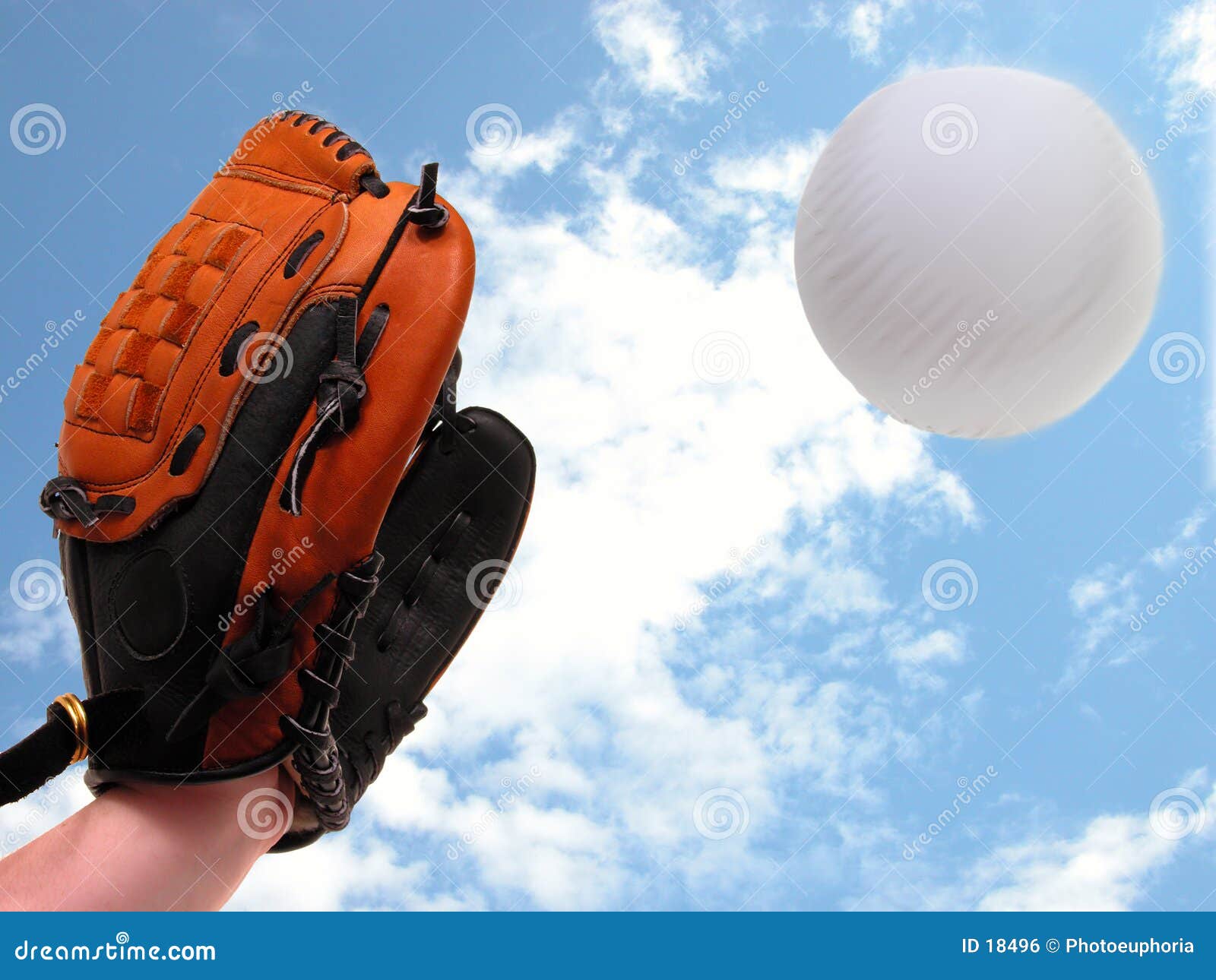 Softball Catch stock photo. Image of mitt, motion, ball - 18496