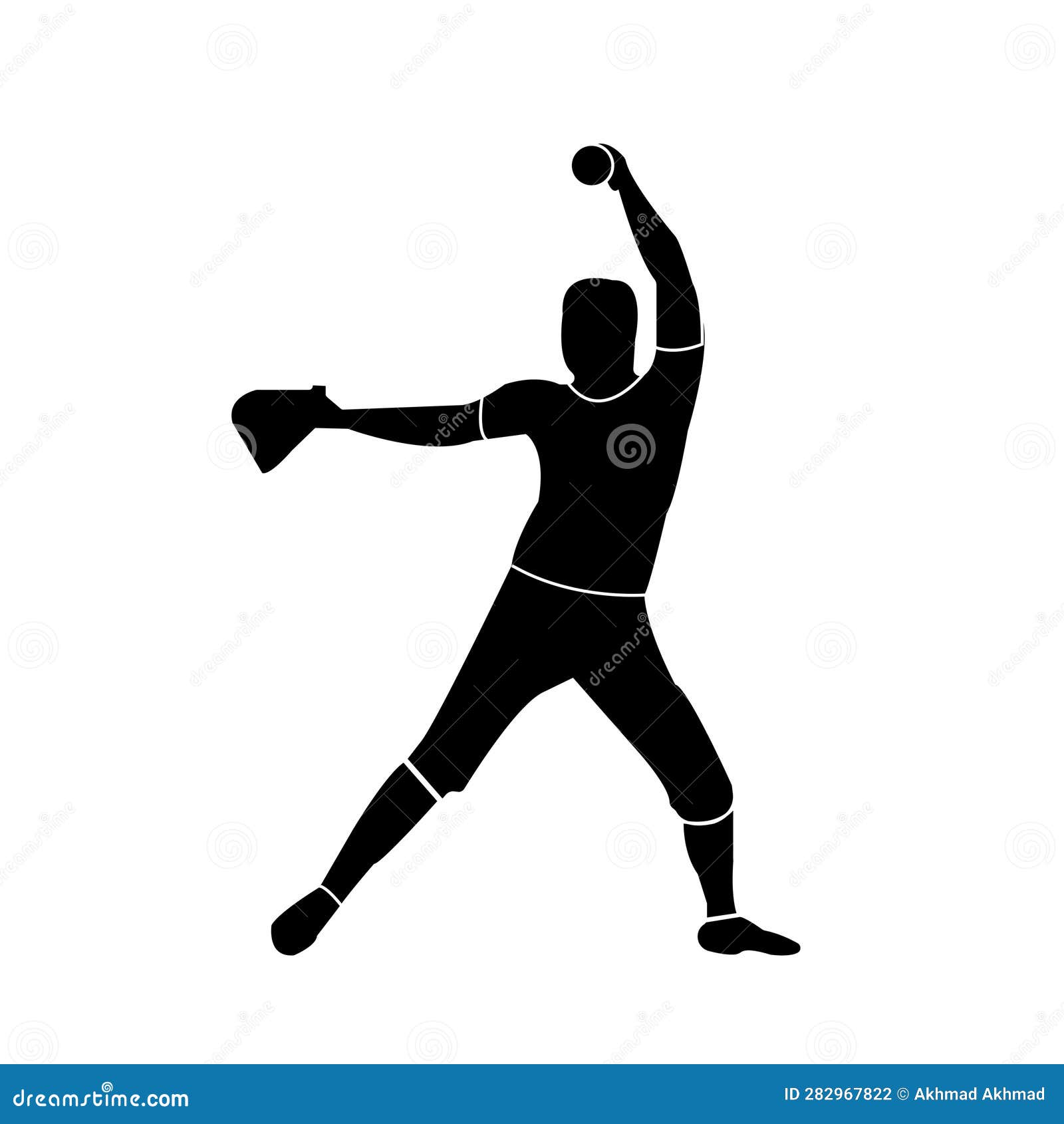 Softball icon stock vector. Illustration of throwing - 282967822