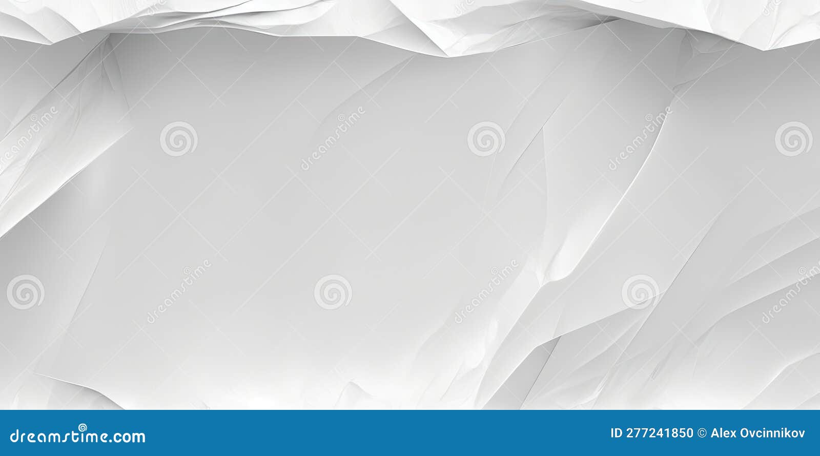 Softly Crumpled White Paper Background For Design Projects. Stock Photo ...