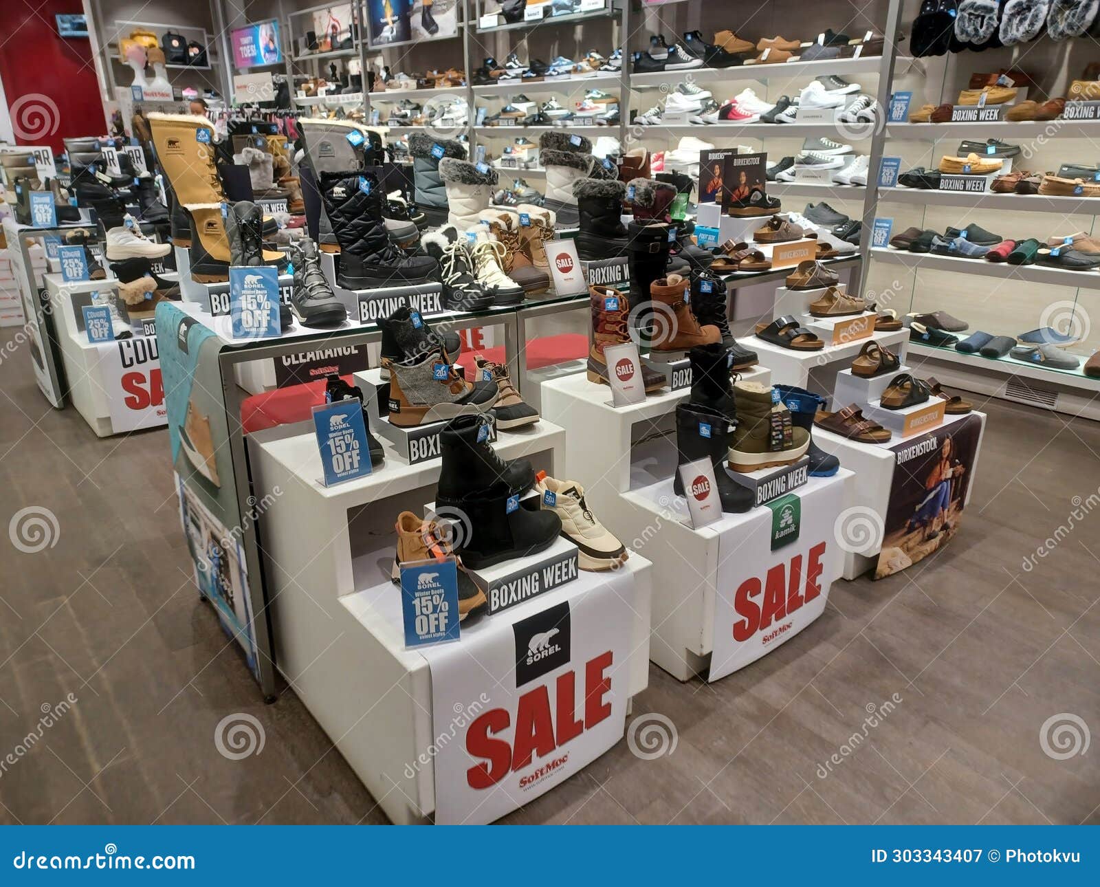 SoftMoc Shoe Store Interior Editorial Photography - Image of color ...