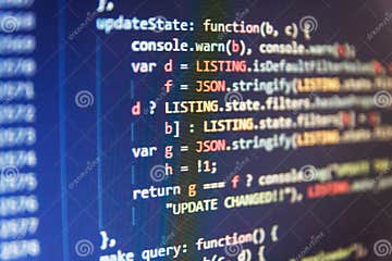 Software Abstract Background. Binary Digits Code Editing. Abstract Source Code Background Stock ...