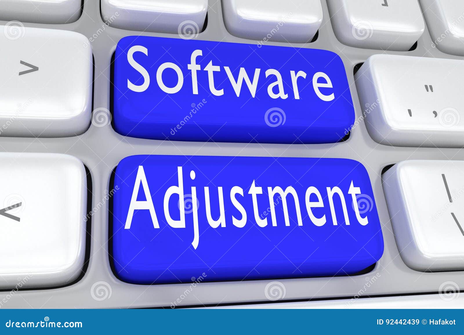 Software Adjustment Concept Stock Illustration - Illustration of button ...