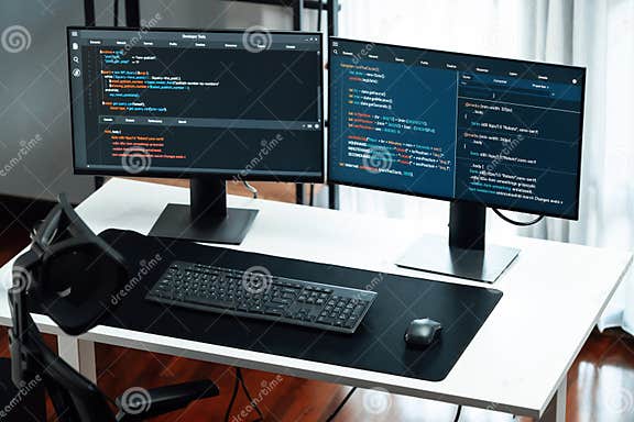 Software Application in Creating Program Code Database Job Pc Screens ...