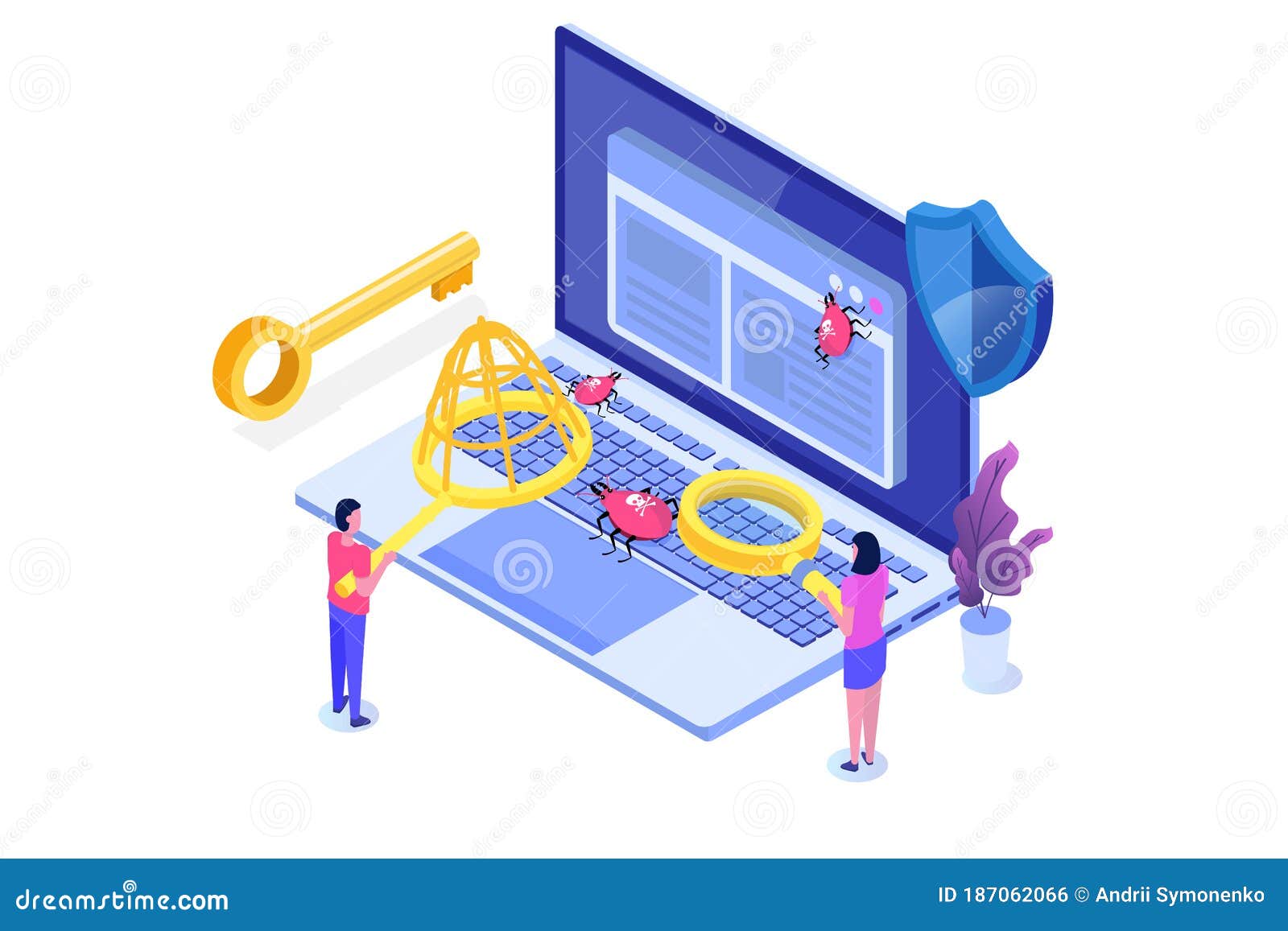 Application Testing Metaphor Vector App Test Endurance Test For