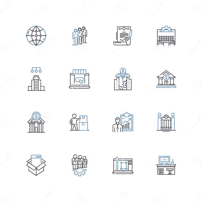 Software Architecture Line Icons Collection. Scalability, Modularity ...