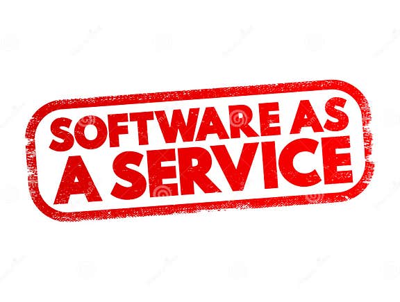 Software As a Service is a Software Licensing and Delivery Model, Text ...