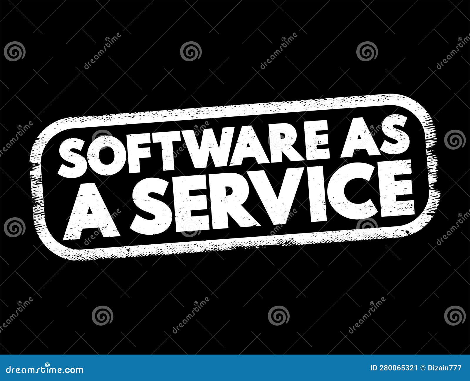 Software As a Service is a Software Licensing and Delivery Model, Text ...