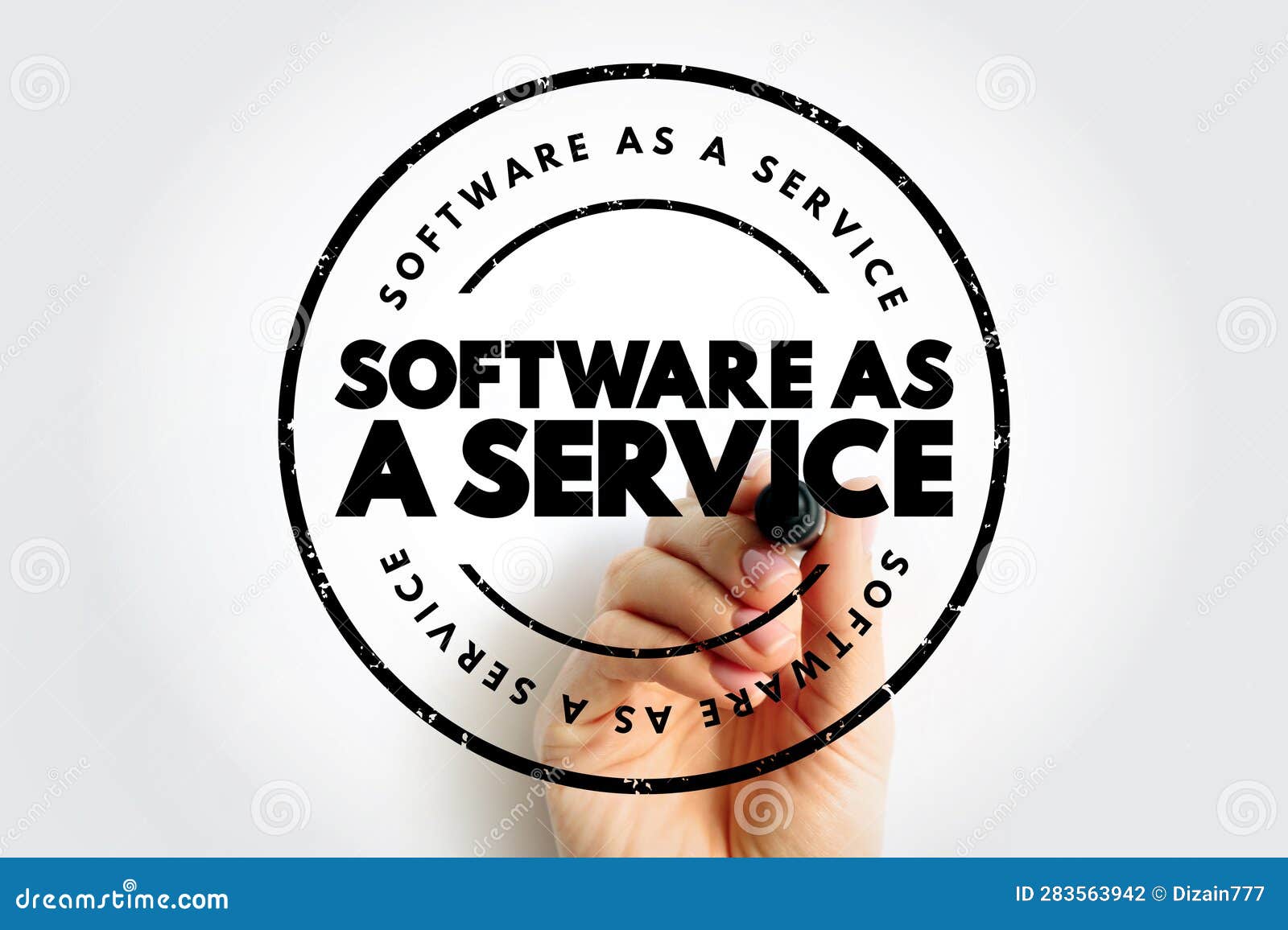 Software As a Service is a Software Licensing and Delivery Model, Text ...