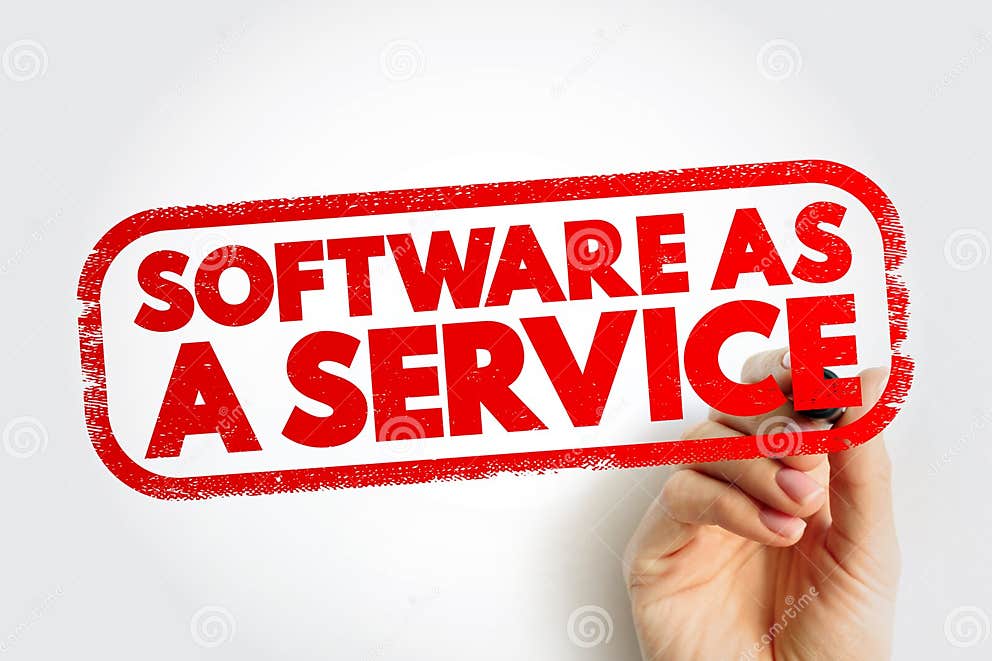 Software As a Service is a Software Licensing and Delivery Model, Text ...