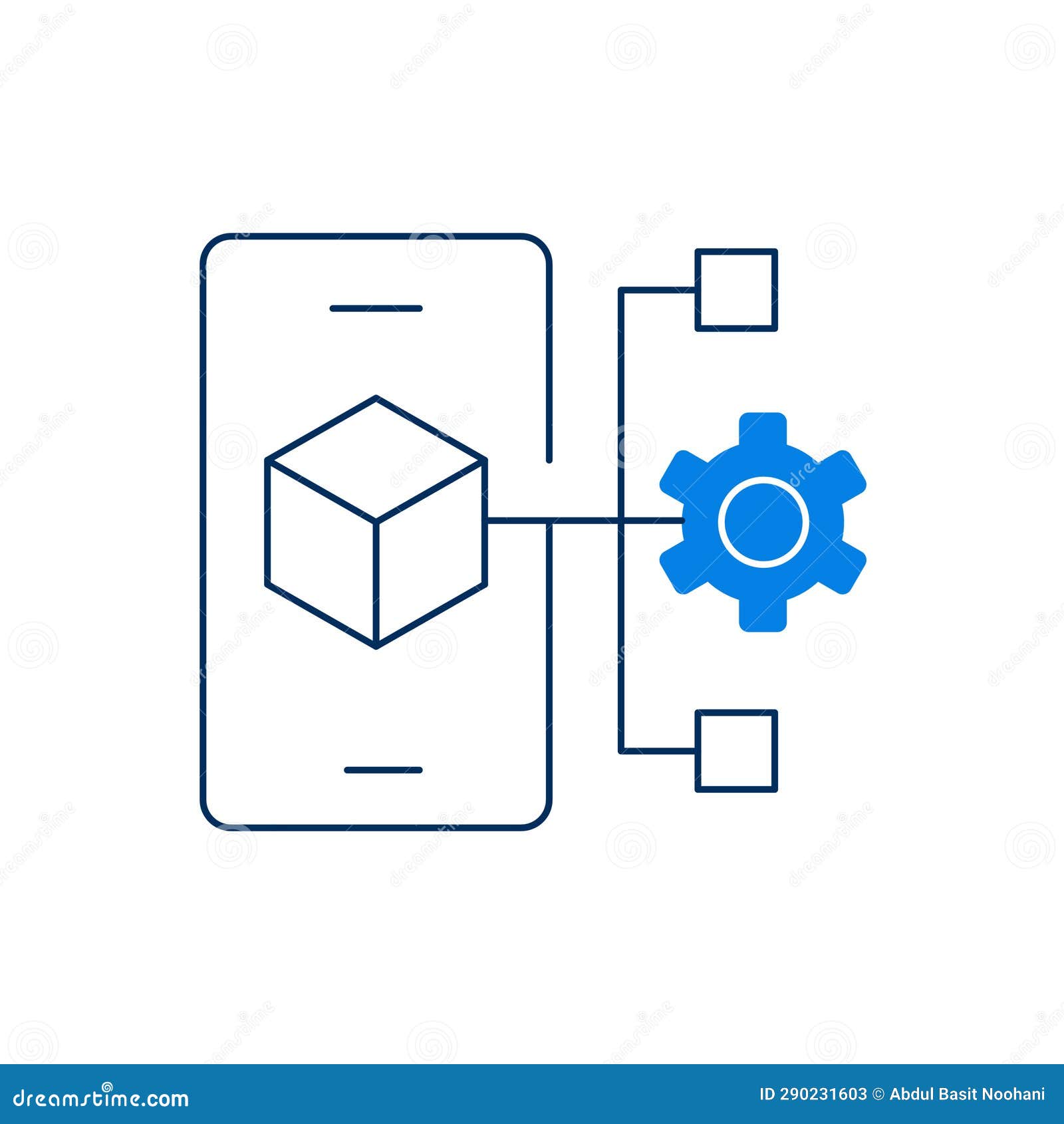 Software As a Service. SaaS Icon Stock Illustration - Illustration of ...