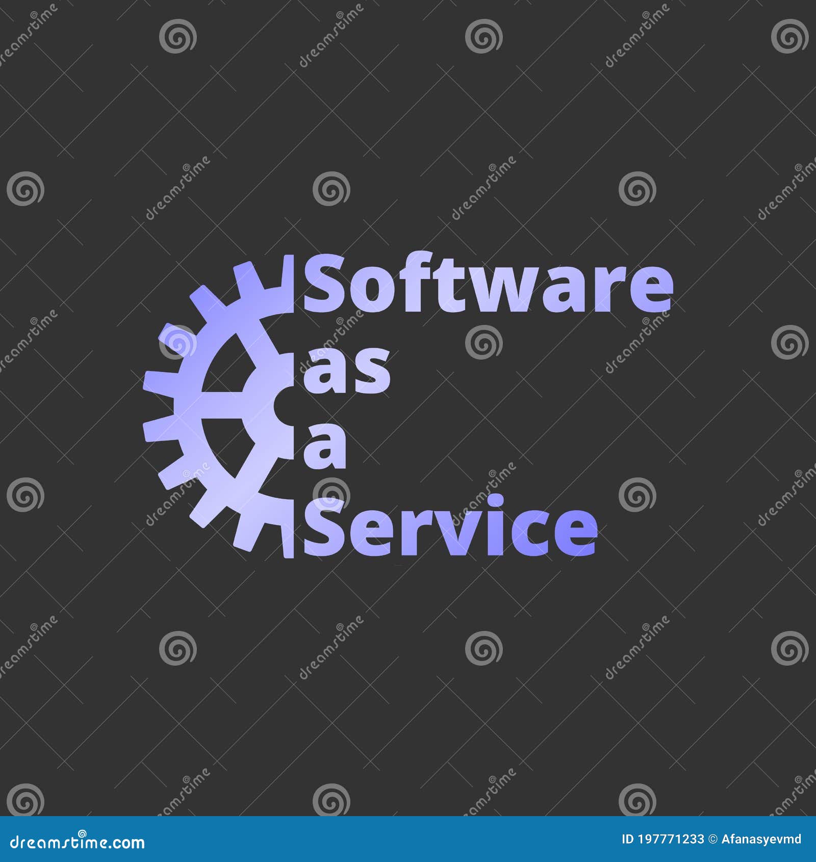 Software As a Service. SaaS Technology Icon, Logo. Packaged Software ...