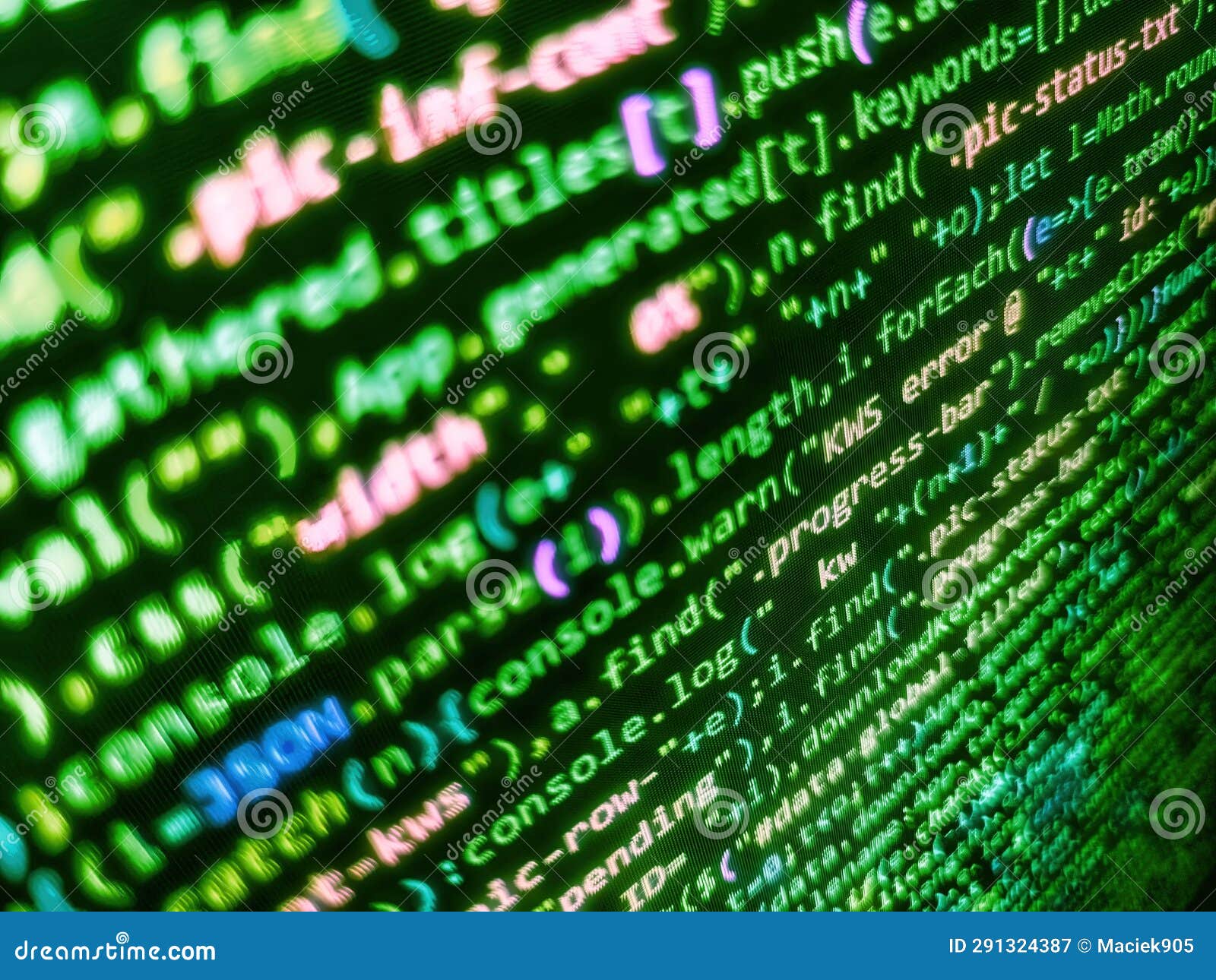 Software Background Cloud Information Flow Programmer Developer Screen Coding Programmer