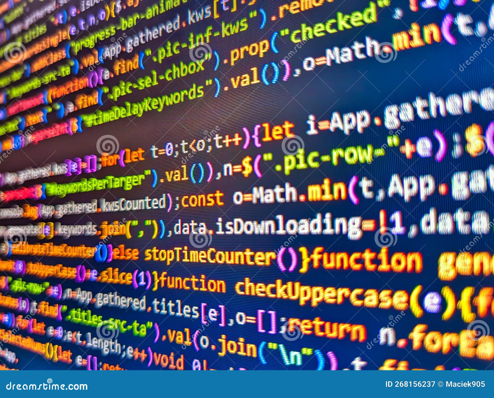Software Background. Programming Code Typing. Soft Listing View. Front-end Applications in the ...