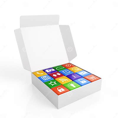 Software box stock illustration. Illustration of digital - 31140323