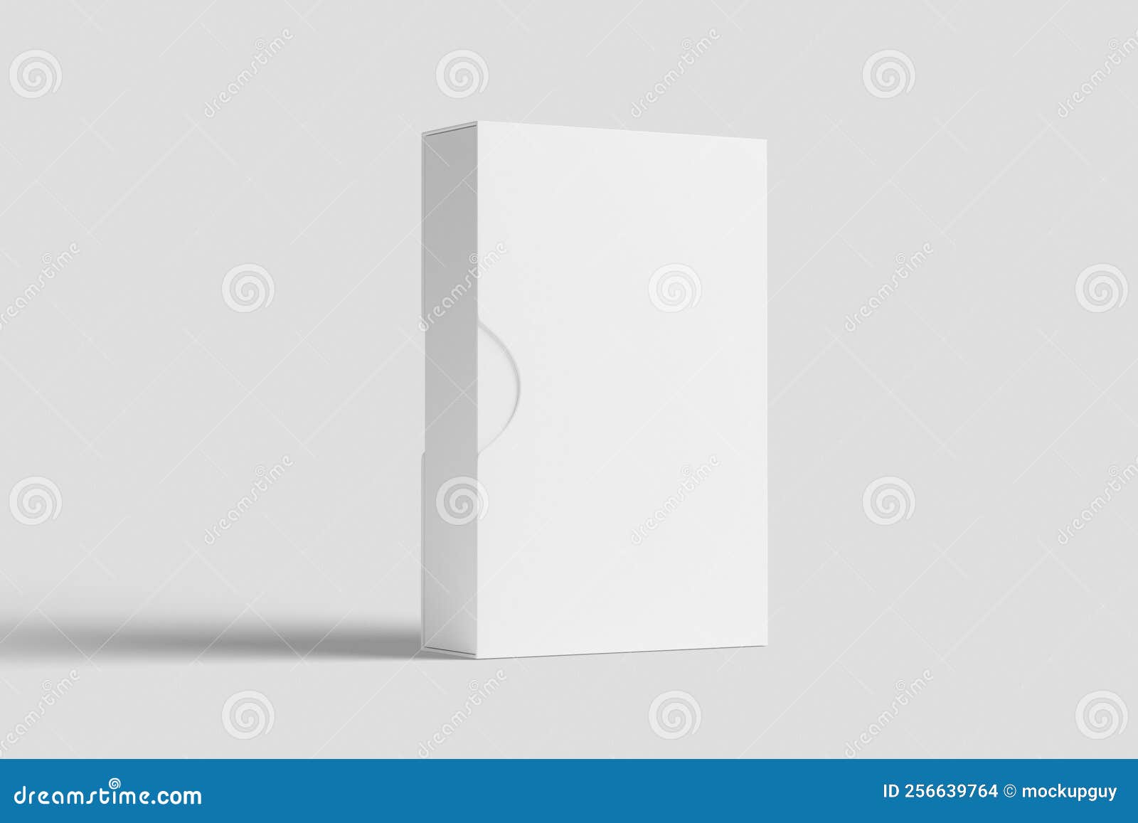 Software Box Wth Slip Case White Blank 3D Renderning Mockup Stock ...