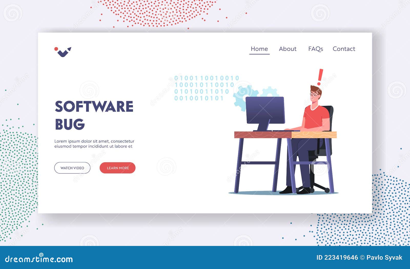 Software Bug Landing Page Template. Website Programming, Bug Finding ... Software Bug Landing Page Template. Website Programming, Bug Finding ...