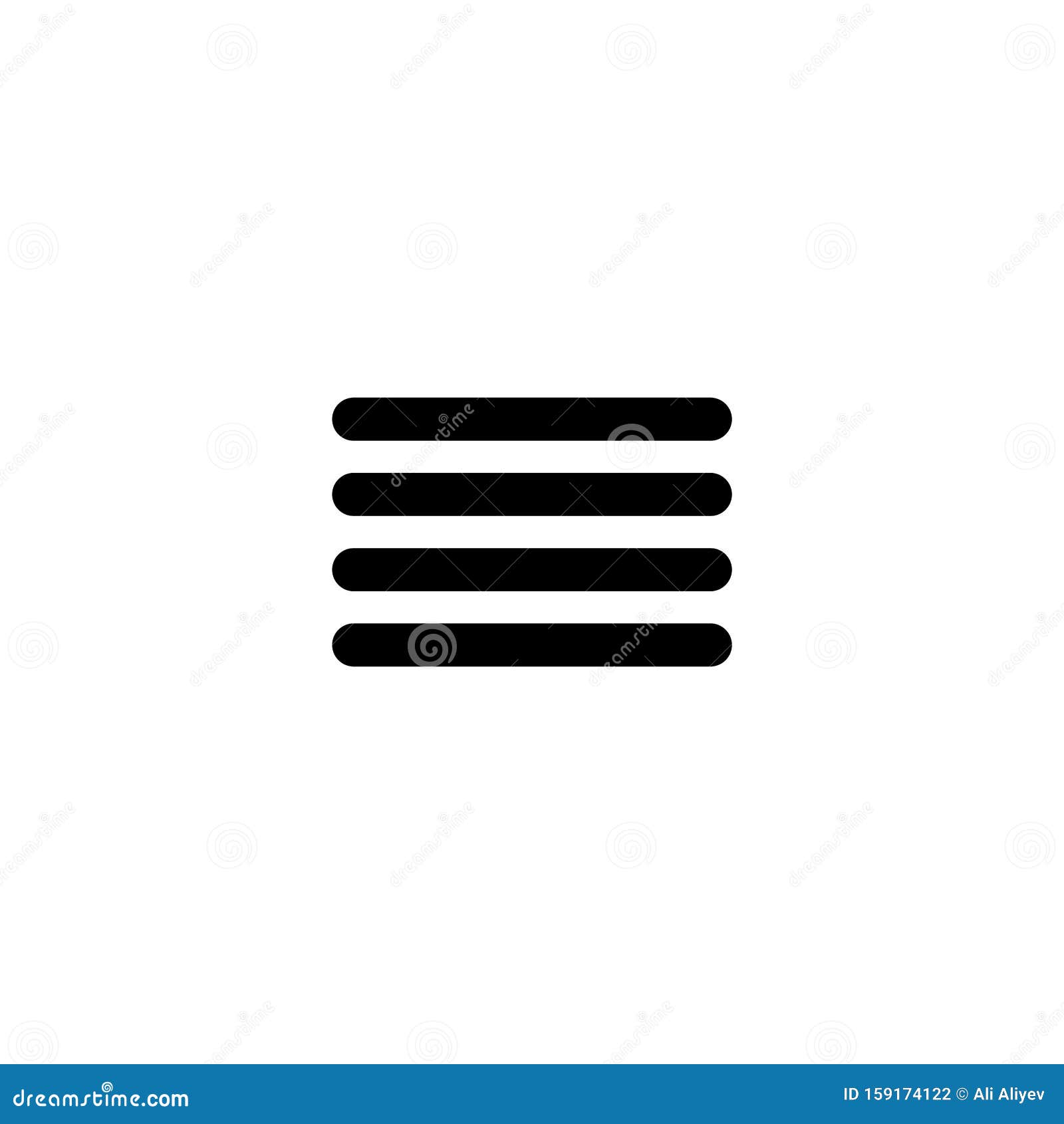 App Menu Icon. Web Grid Isolated Symbol Stock Vector - Illustration of ...