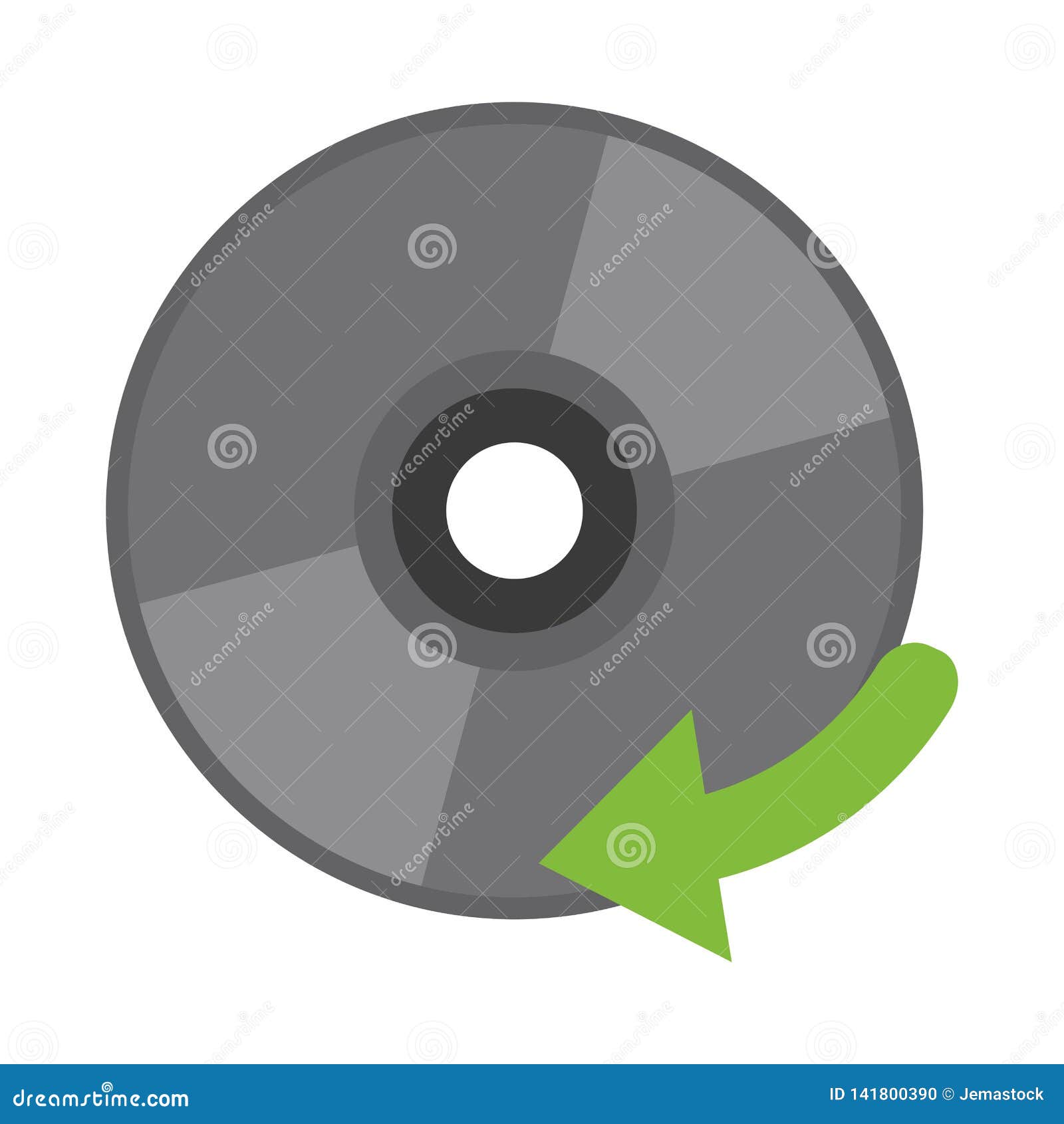 Software cd rom symbol stock vector. Illustration of device - 141800390