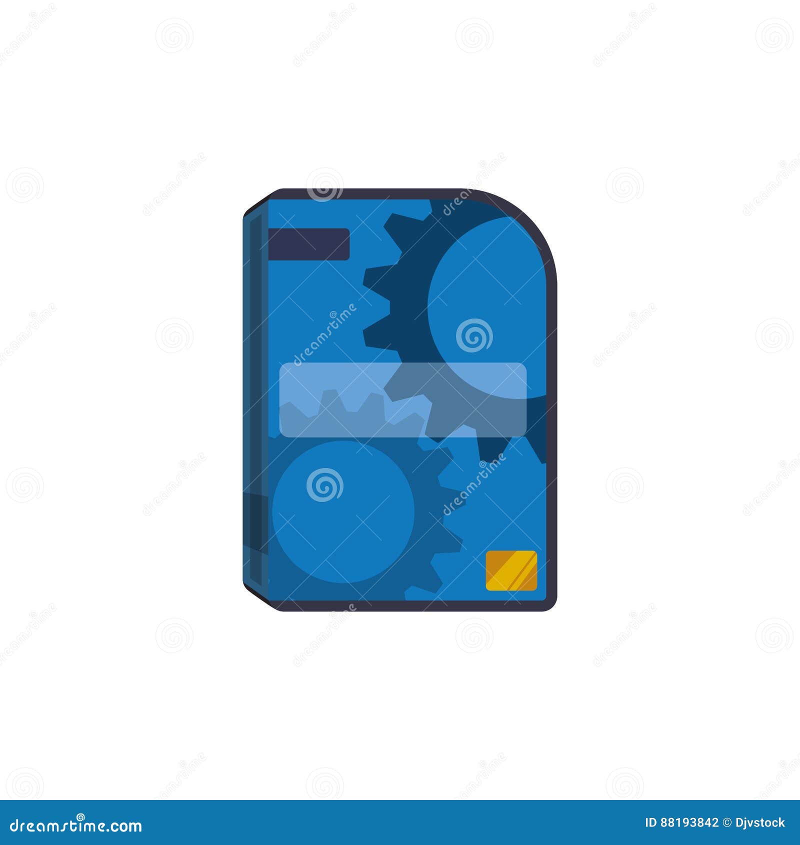 Software computer box stock illustration. Illustration of data - 88193842