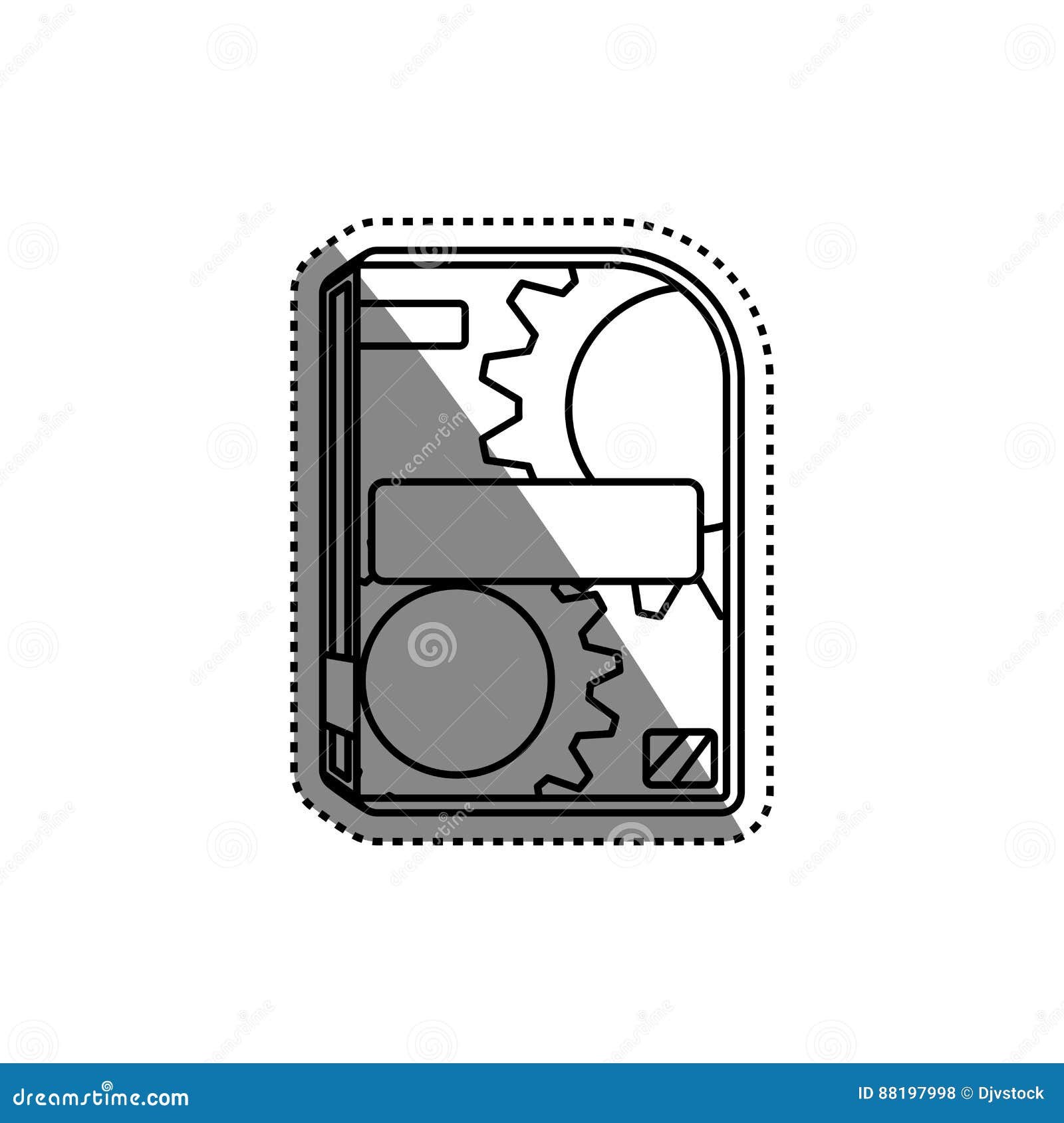 Software computer box stock illustration. Illustration of information ...