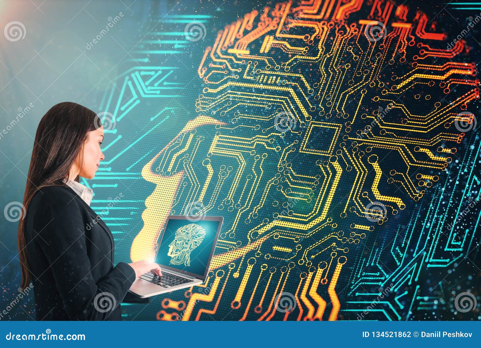 Software and Computing Concept Stock Photo - Image of artificial ...
