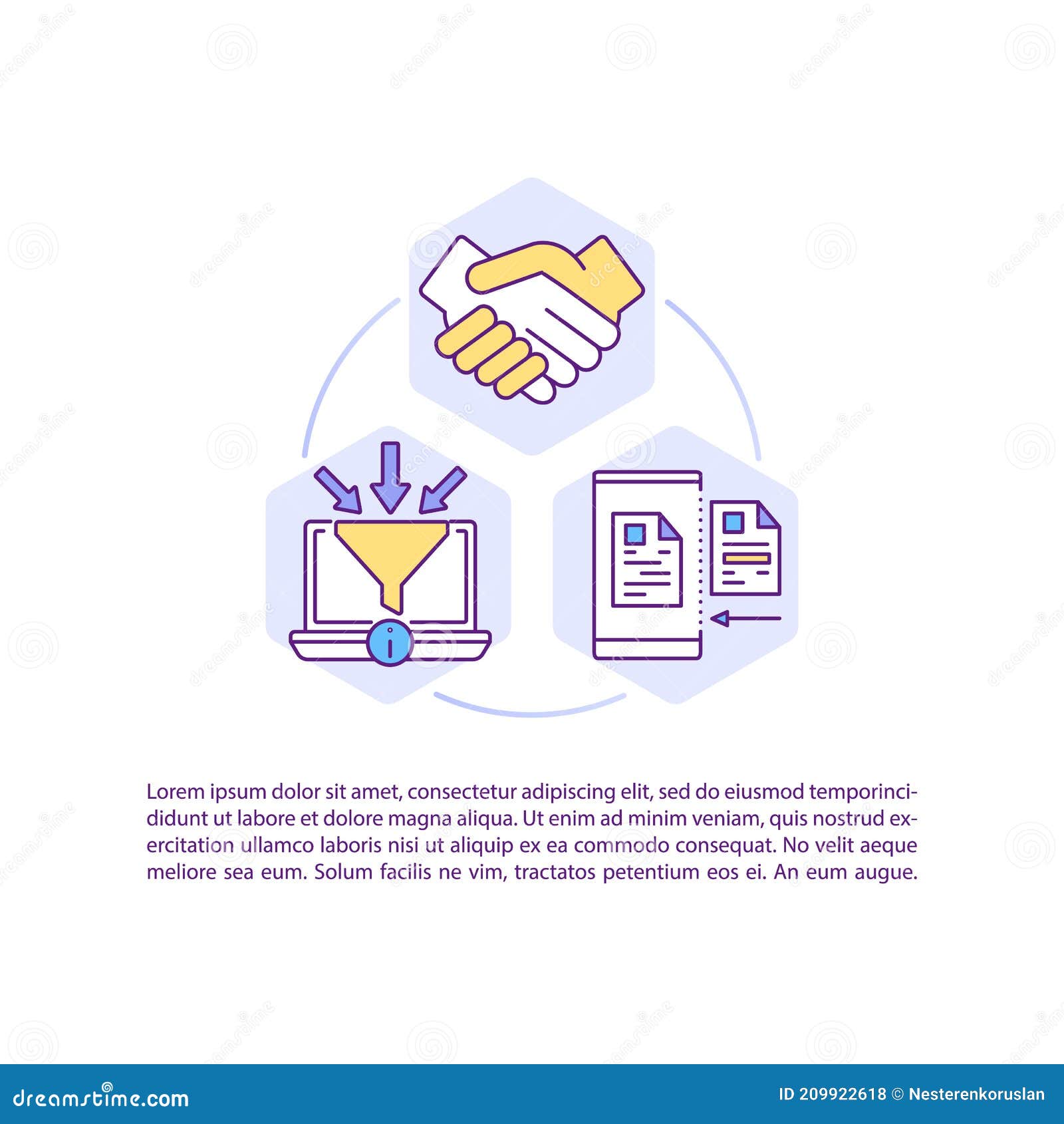 Software for Contract Management Concept Icon with Text Stock Vector ...