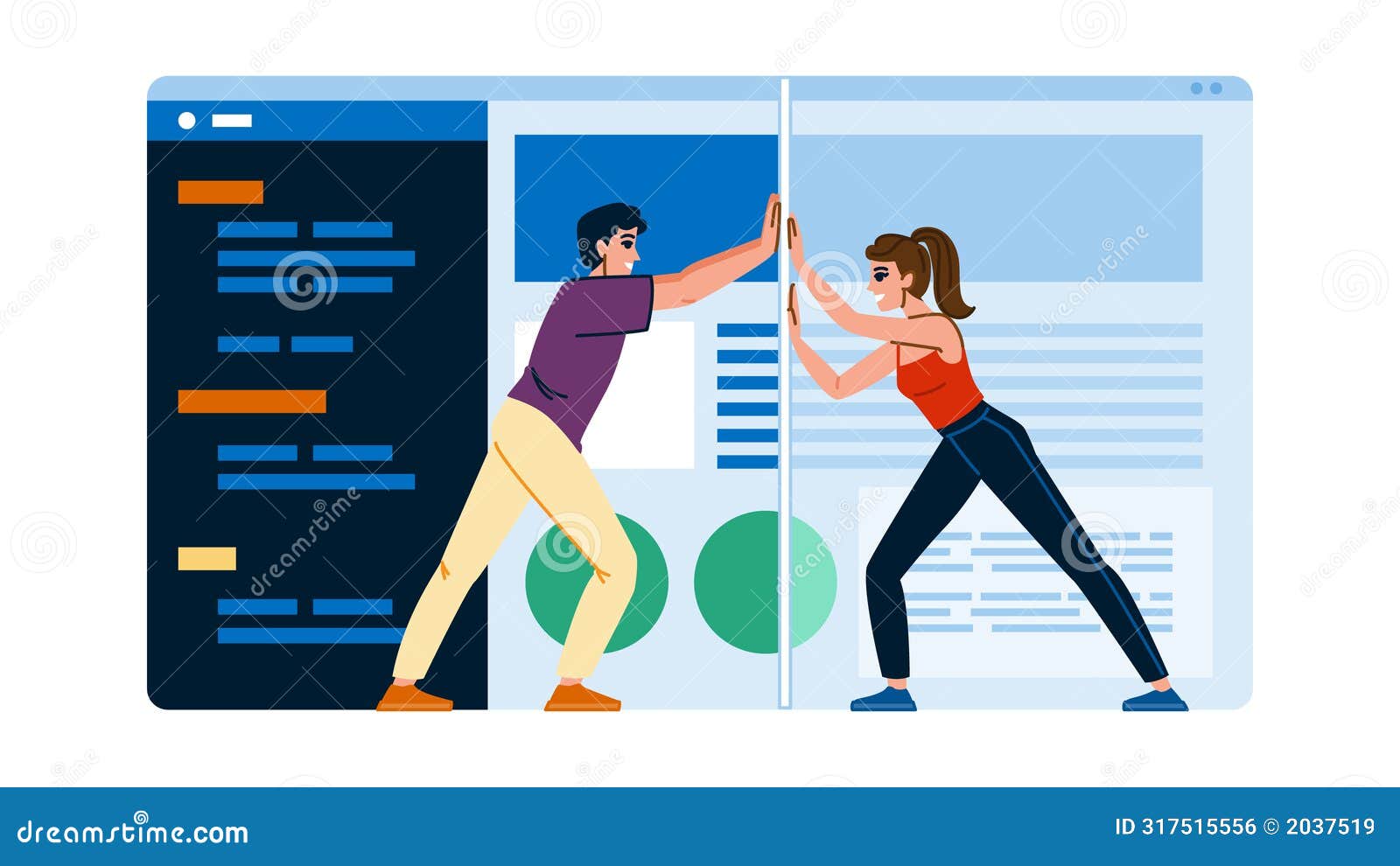 Software Contrast Ratio Website Vector Stock Vector - Illustration of ...