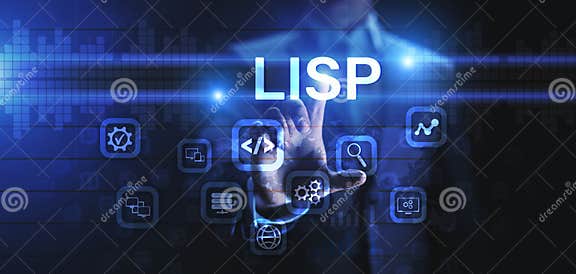 Software De Lenguaje De Programación Lisp Aplicación Móvil Y Concepto De Desarrollo Web Foto de ...