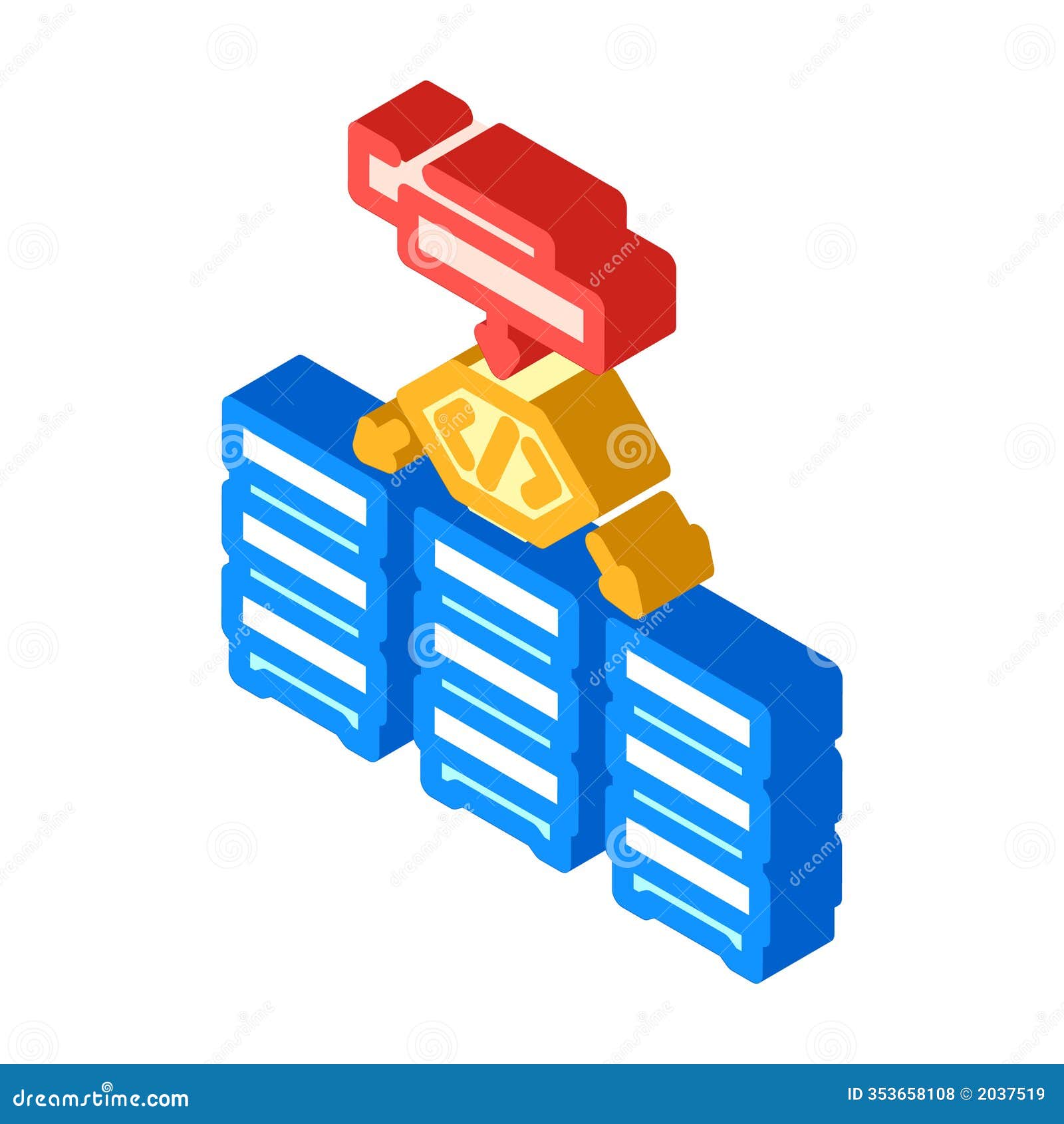 SDN, Software Defined Networking Concept On Modern Server Room ...