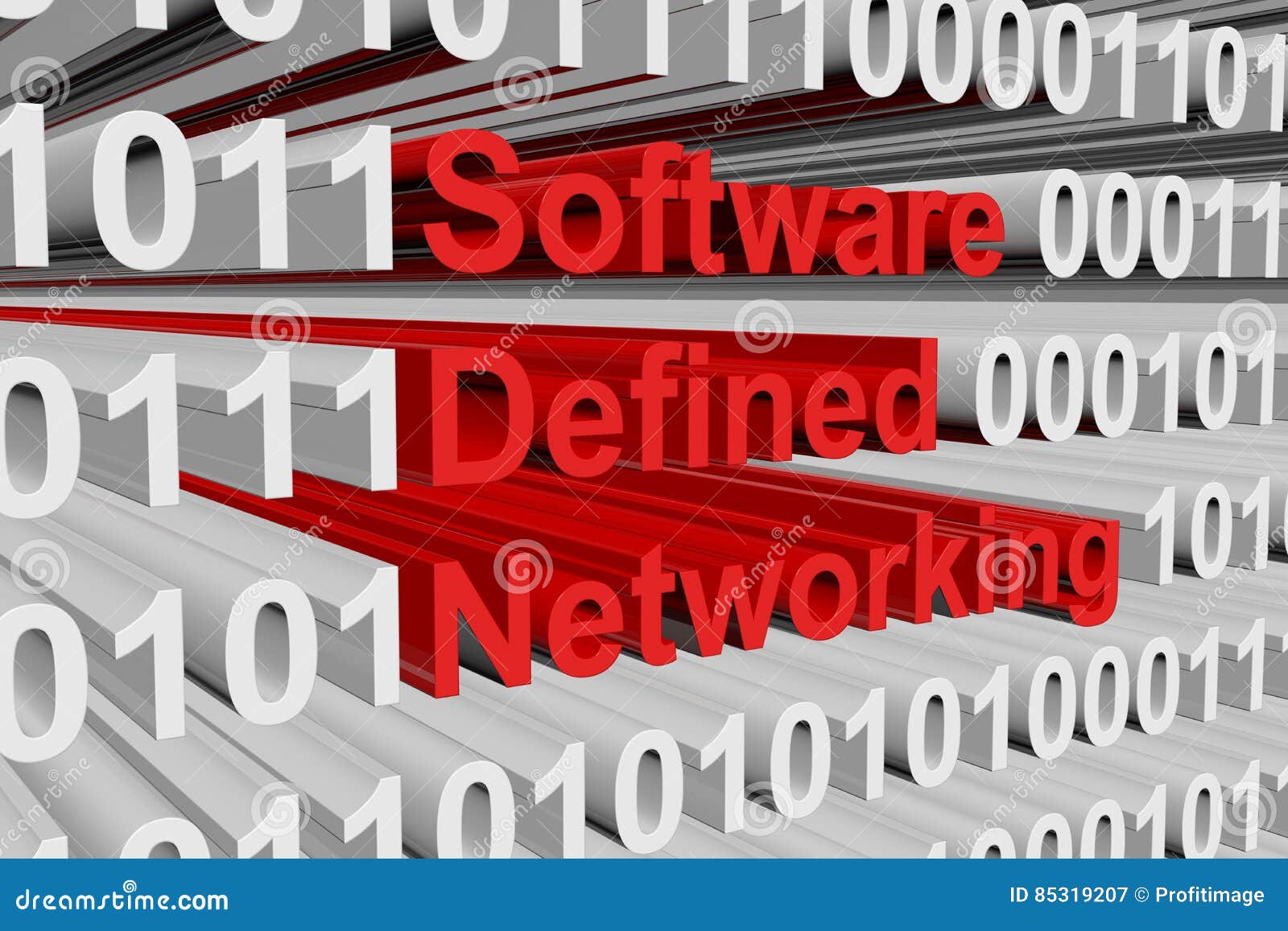 Software Defined Networking Stock Illustration - Illustration of ...