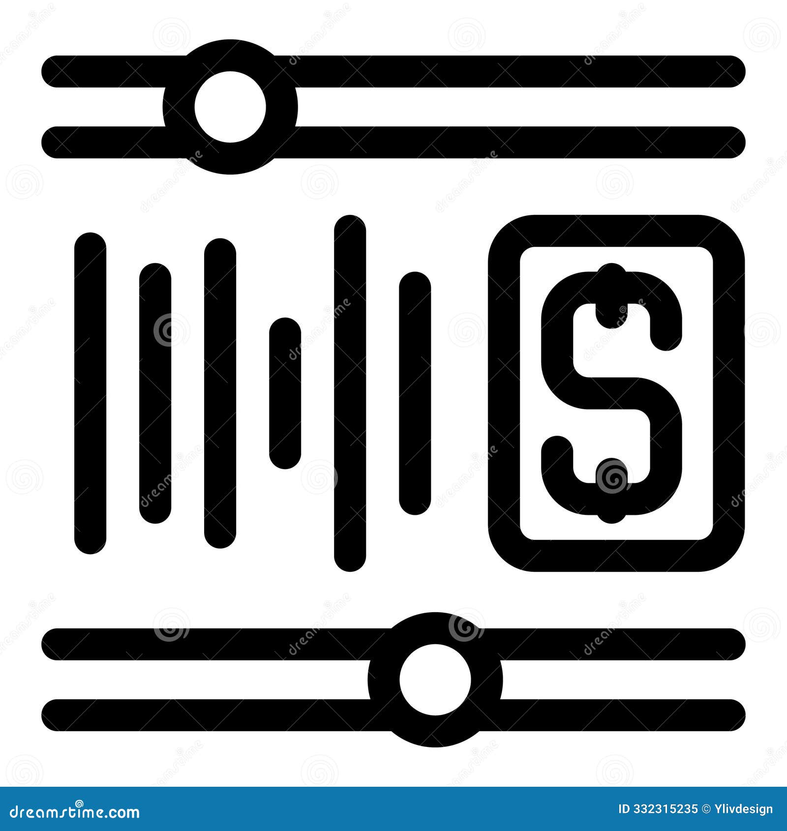 Barcode Cpu Processing Data On Futuristic Circuit Board Royalty-Free ...