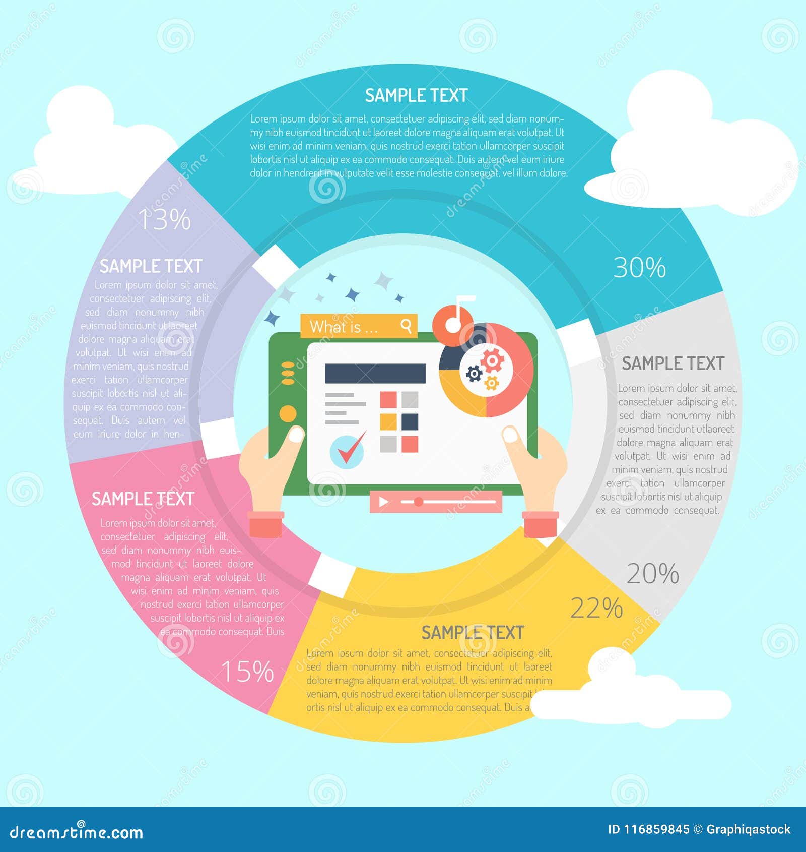 Software Demo Infographic Diagram Ilustración del Vector - Ilustración ...