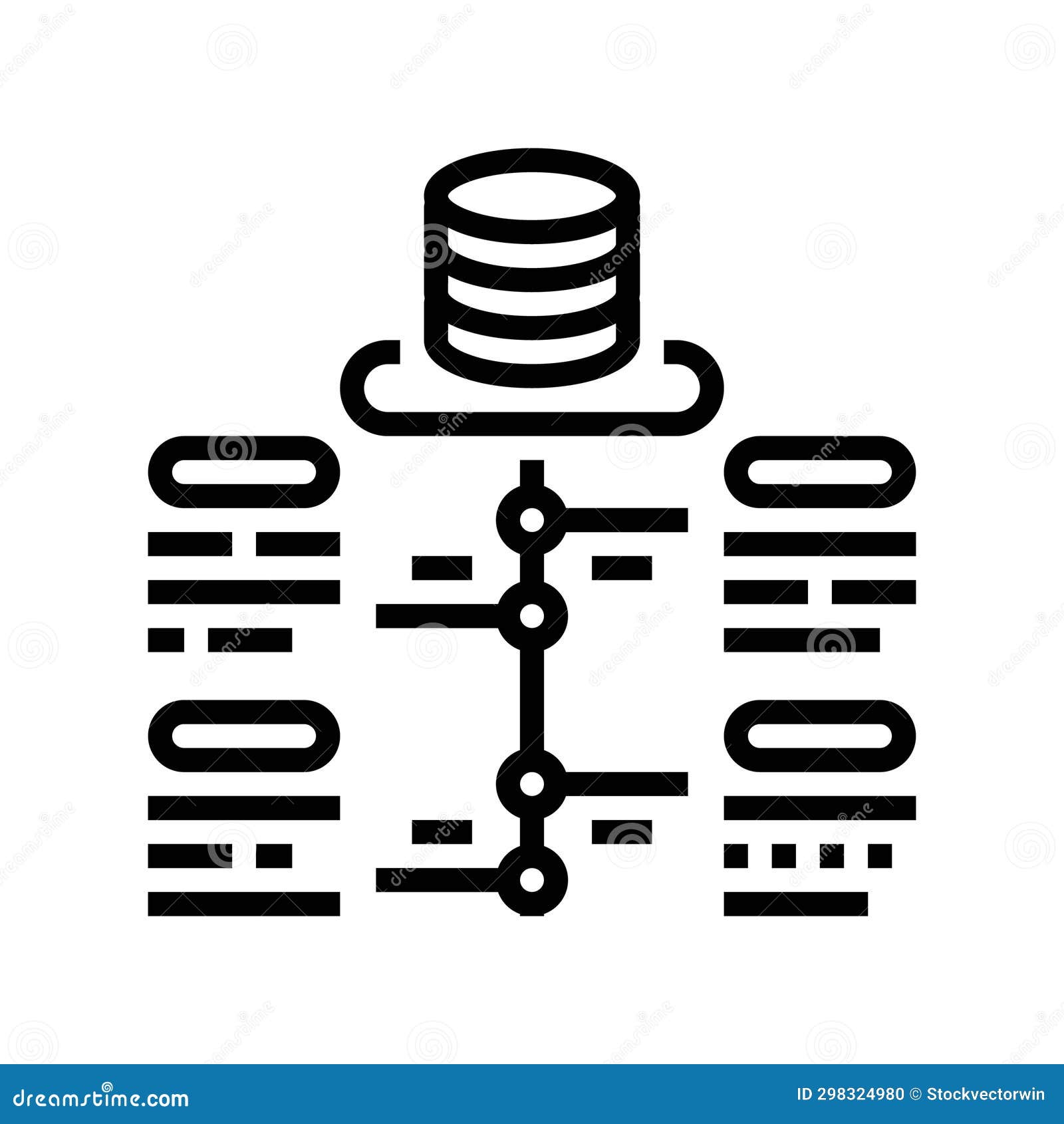 Software Deployment Line Icon Vector Illustration Stock Illustration ...