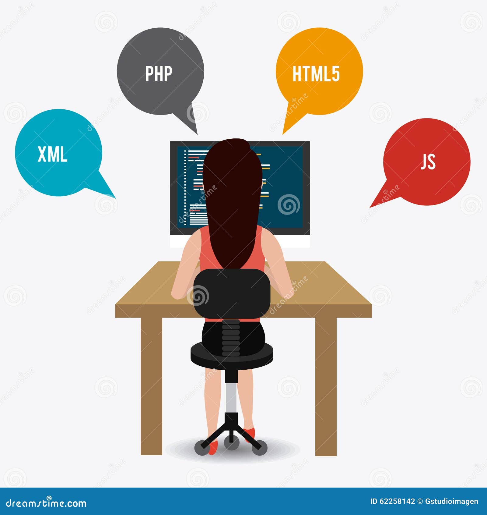 Software design. stock illustration. Illustration of development - 62258142