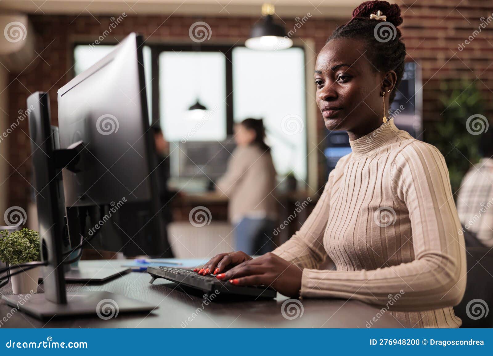 Software Developer Brainstorming Ideas To Write Code Stock Photo - Image of asian, typing: 276948200