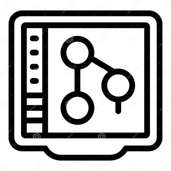 Software Developer Creating Application with User Interface and Data Connection Stock Vector ...