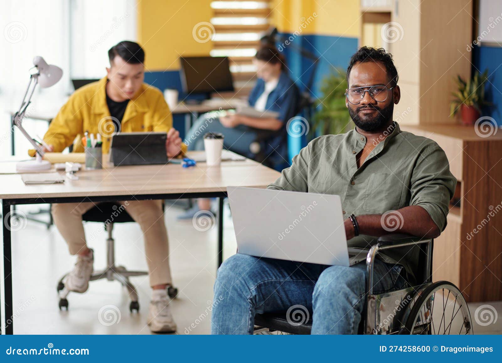 Software Developer with Disability Stock Photo - Image of business ...