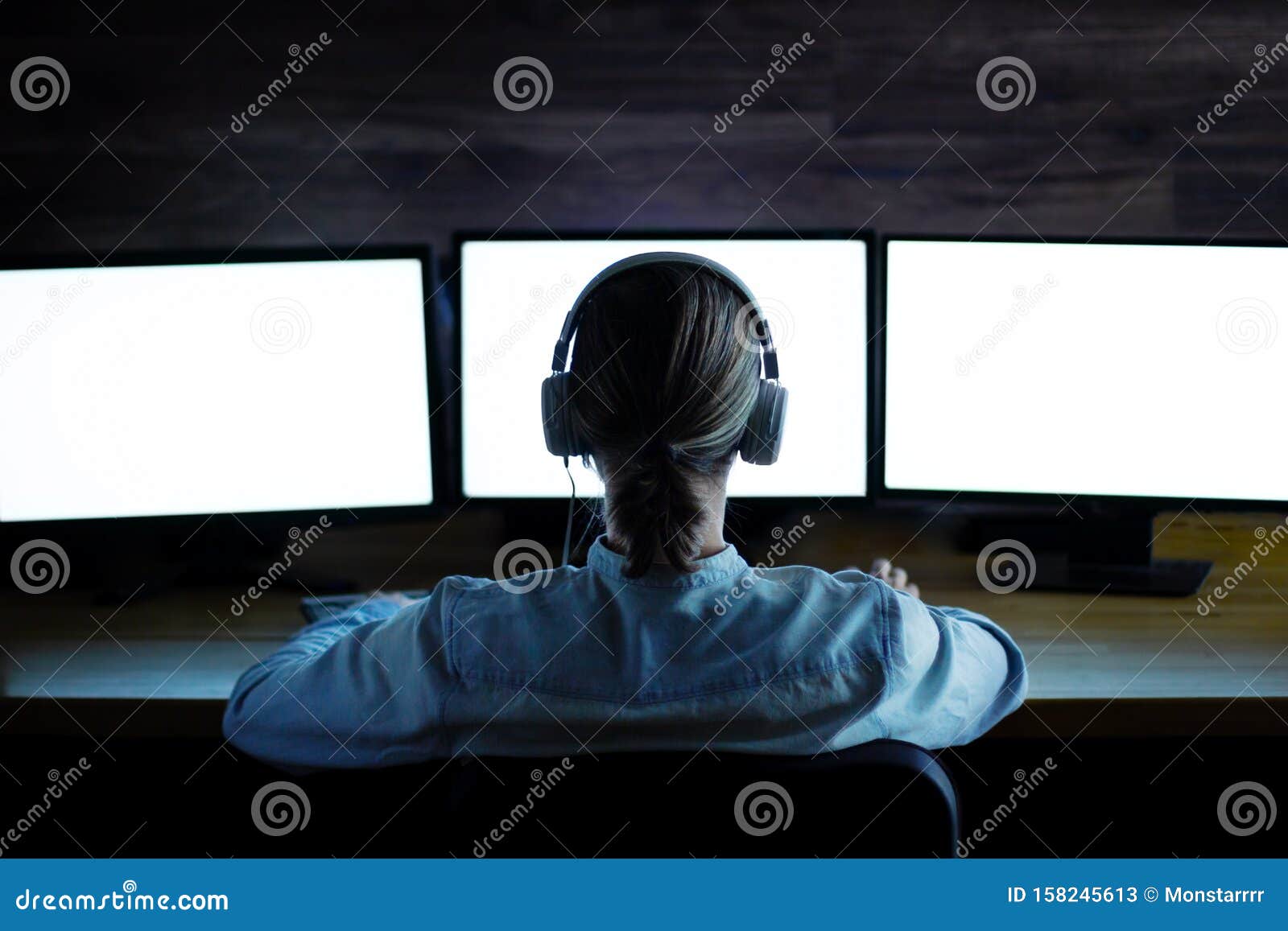 Software Developer, Freelancer, Designer Working at Night Stock Image ... Software Developer, Freelancer, Designer Working at Night Stock Image ...