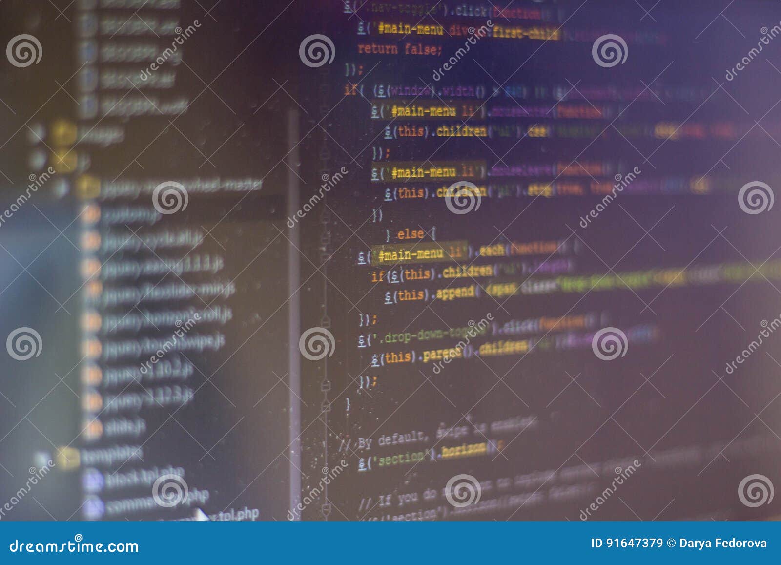 Programming Code Abstract Screen of Software Developer Stock Image ... Programming Code Abstract Screen of Software Developer Stock Image ...